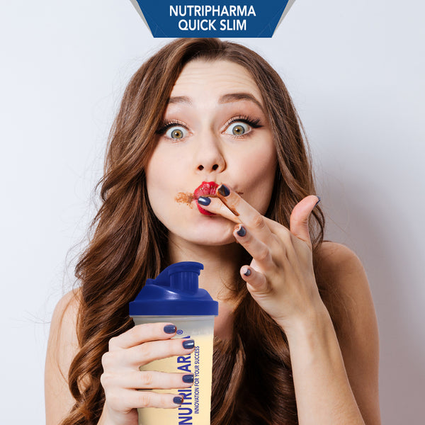 Quick Slim Muzlu Kurabiyeli Öğün Shake- SHAKER HEDİYE – Nutripharma Türkiye