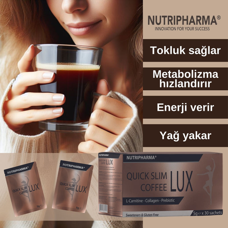 NUTRIPHARMA QUICK SLIM COFFEE LUX - Form Kahve – Nutripharma Türkiye