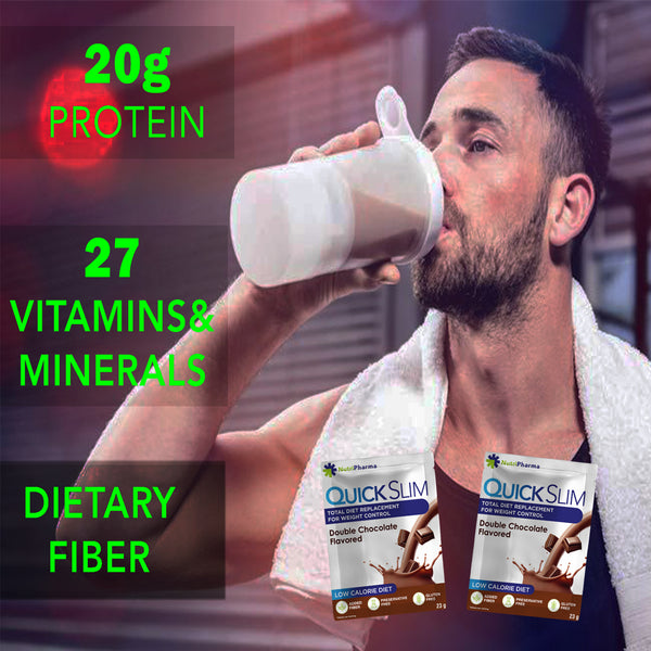Quick Slim Yüksek Proteinli Öğün Tozu - SHAKER HEDİYE – Nutripharma Türkiye